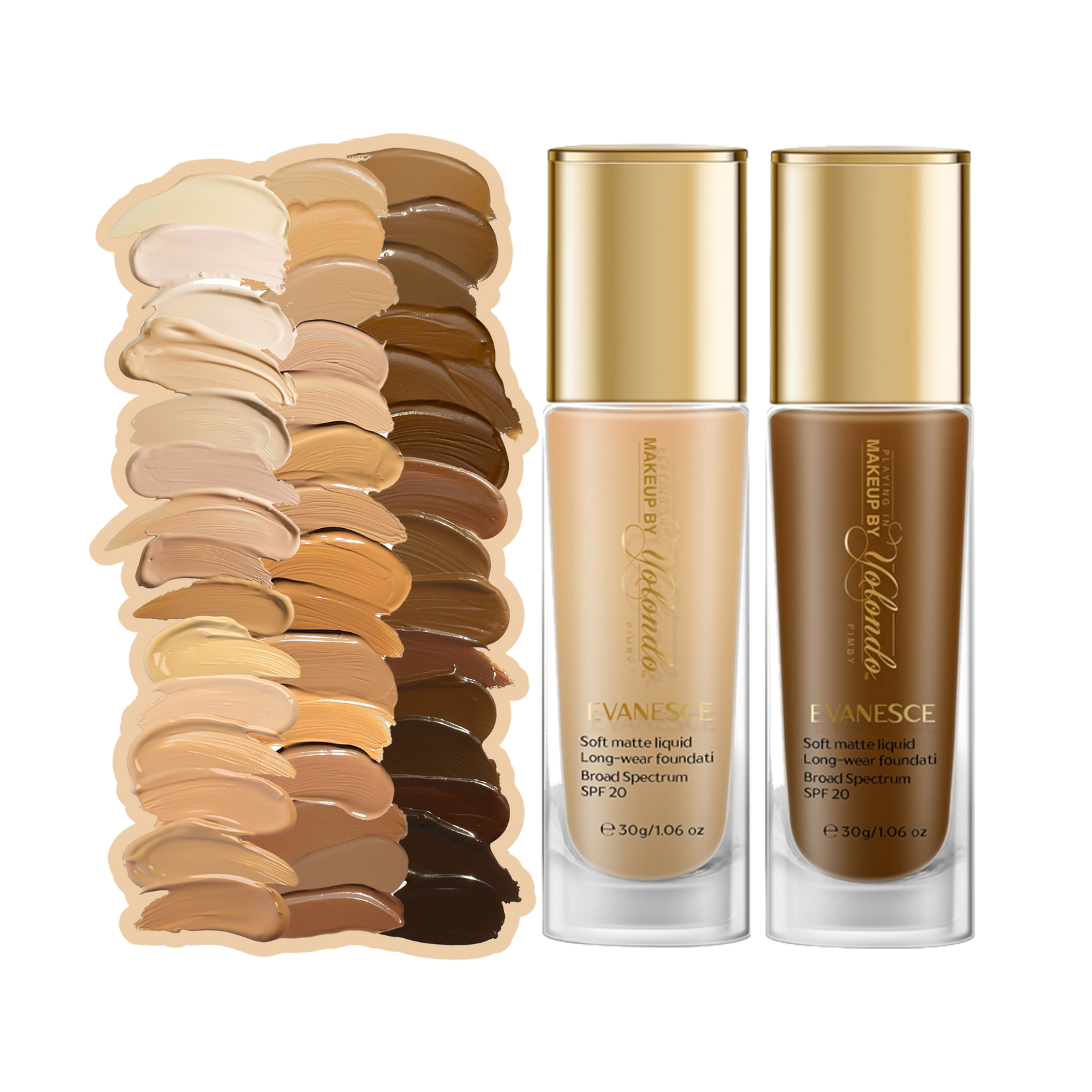 Evanesce Soft Matte Liquid Foundation- Full Size – Playing In Makeup By ...
